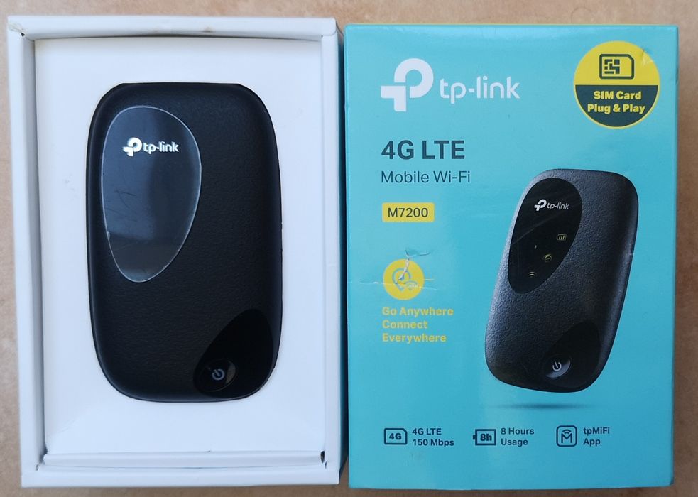 Router modem wifi cu cartela sim 4G TP-LINK M7200, liber de retea ...