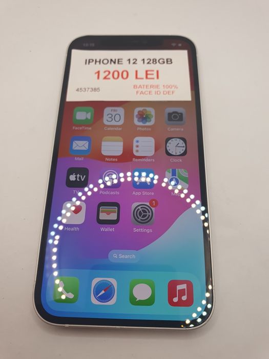 Iphone 12 128GB 100% bat face id def•Amanet Lazar Crangasi•45373 ...
