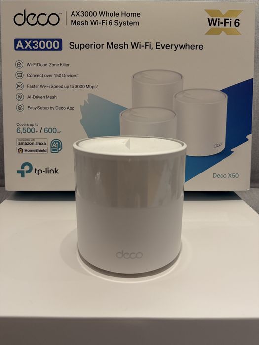 Рутер TP-link Deco X50 AX3000 гр. София Хладилника • OLX.bg