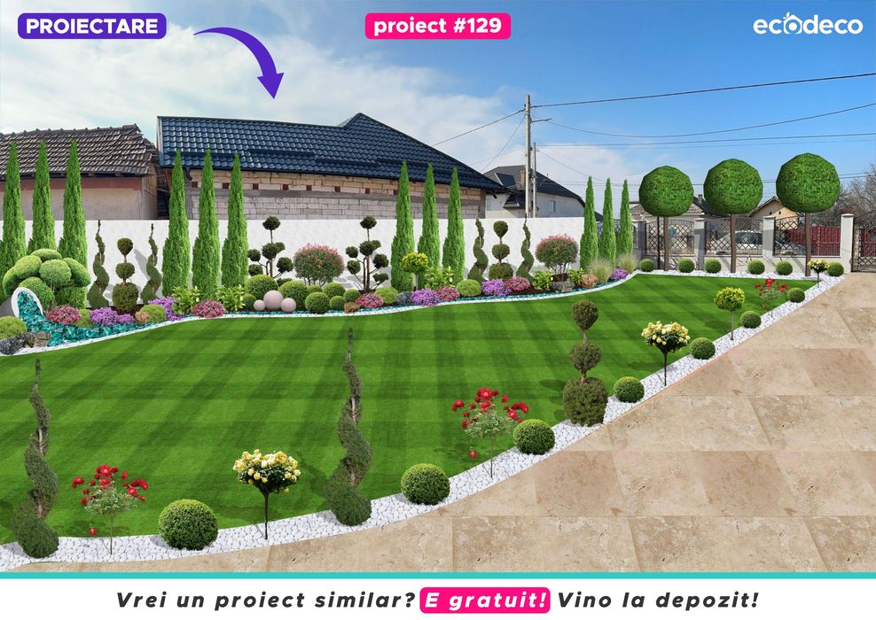 Amenajăm spații verzi cu gazon rulou natural. Valea Mare • OLX.ro