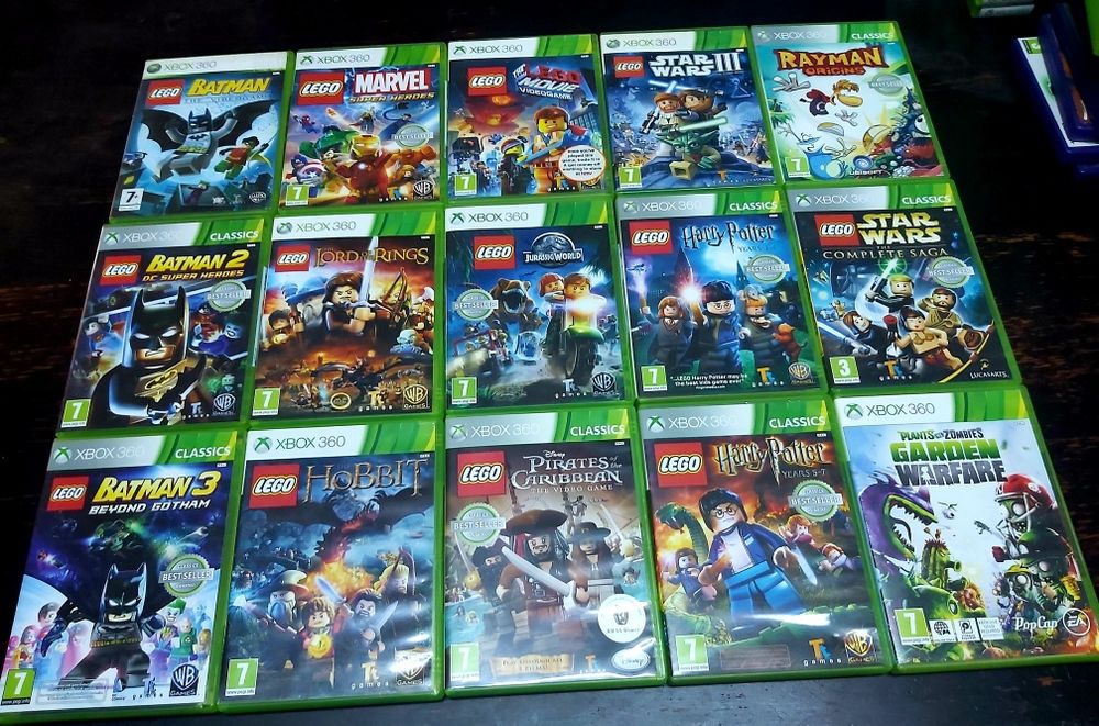 Lego/Rayman/Superman/Batman/Transformers/Kinect/Plants vs Z XBOX 360 ...