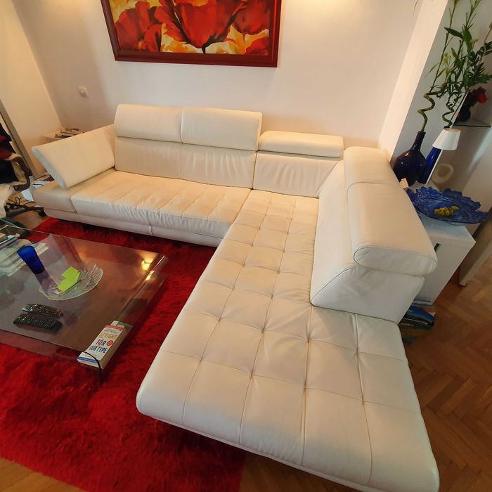 Coltar piele naturala alba - fabricat in Italia Bucuresti Sectorul 1 ...