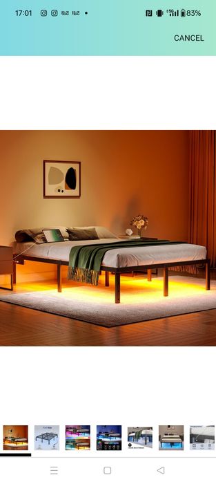 Метално легло 180/200см гр. Шумен Боян Българанов 1 • OLX.bg