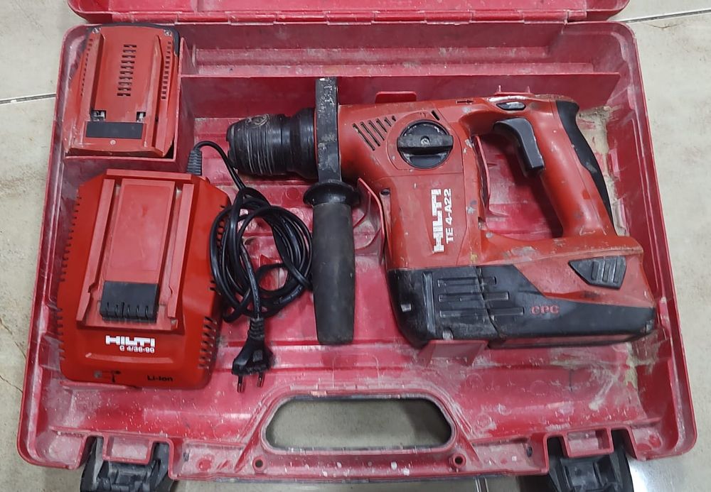 Перфоратор HILTI TE 4-A22+батерии+зарядно гр. Варна Автогара • OLX.bg