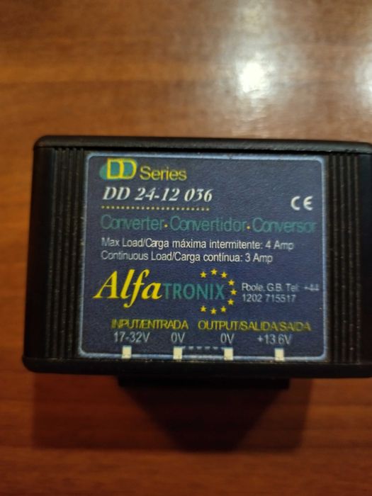 Конвертор 24V/1Конвертор 24V/12V "ALFATRONIX" DD 24-12 036 гр. Велико Търново Промишлена зона ...