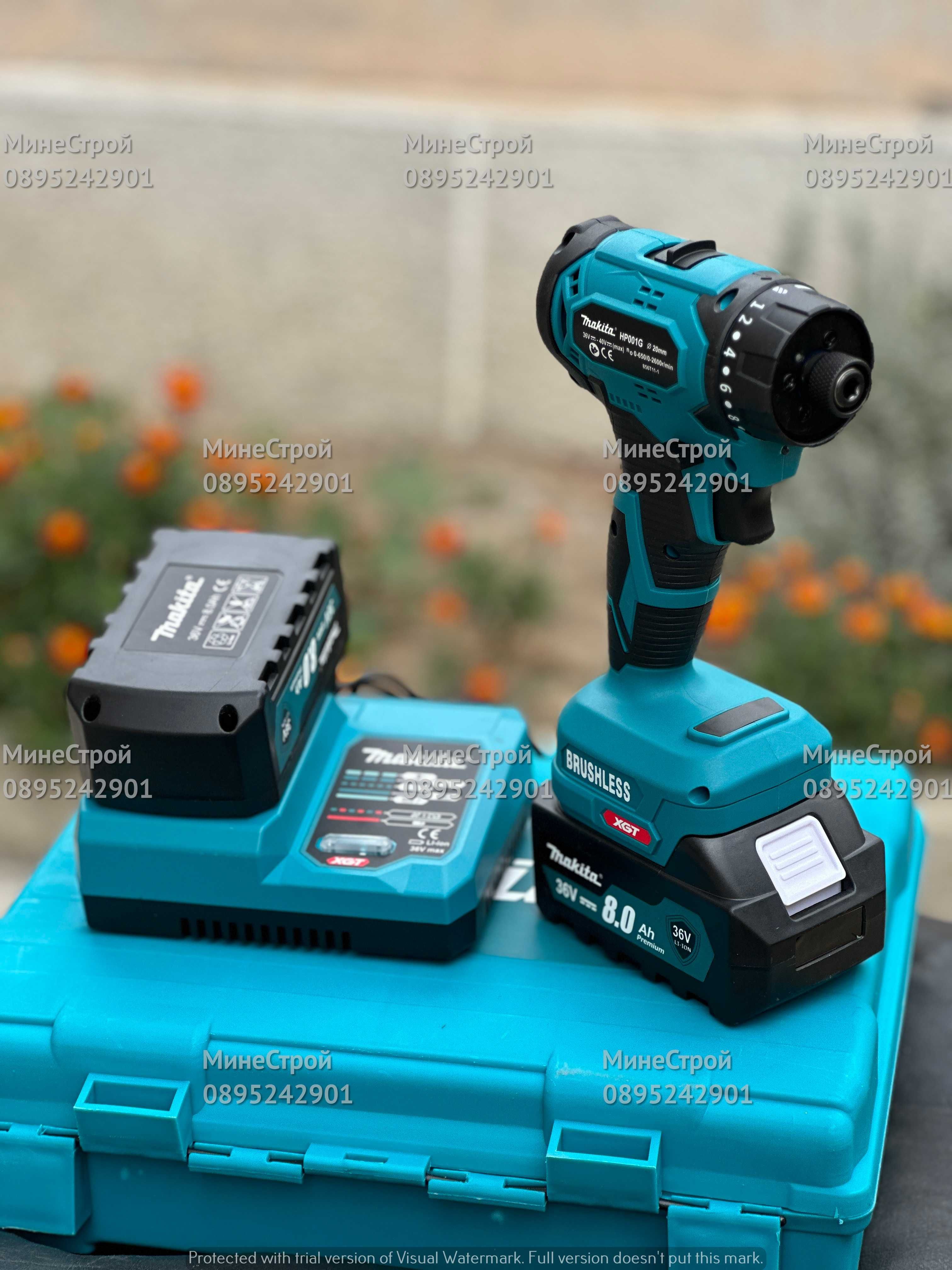 БЕЗЧЕТКОВ Акумулаторен Импакт МАКИТА 36v 8Ah Makita impact гр ...
