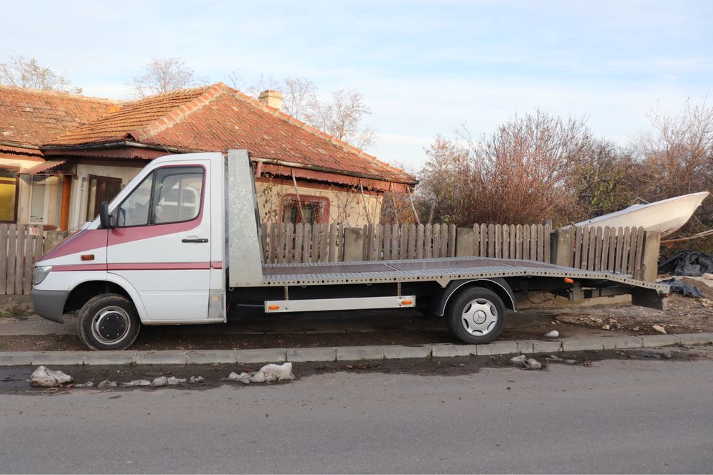 Mercedes Sprinter 416 3.5 T platforma auto Almalau • OLX.ro