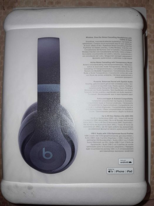 Casti Beats Studio Pro, Wireless, Noise Cancelling, Bluetooth 5.3, NOU ...