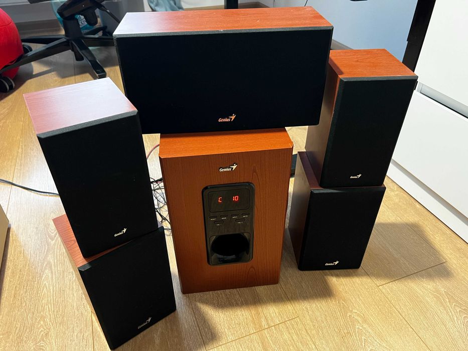 Boxe Genius 5.1 5050 V2, 150 W, Cherry(wood) Bucuresti Sectorul 6 • OLX.ro