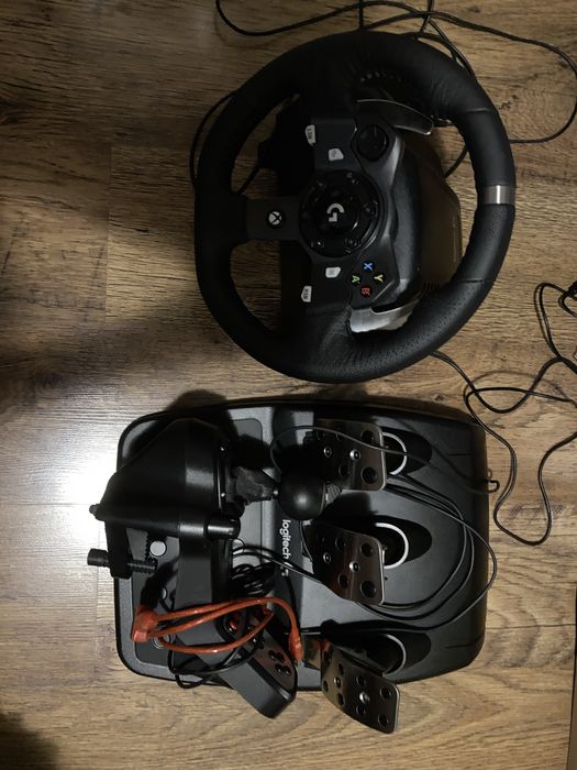 Волан Logitech g920 с шифтър logitech g27 и педали. гр. София Стрелбище ...