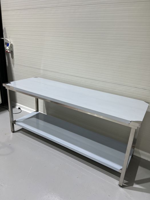 Mese inox linia 600 sau 700 polita intermediara - cu / fara rebord noi ...