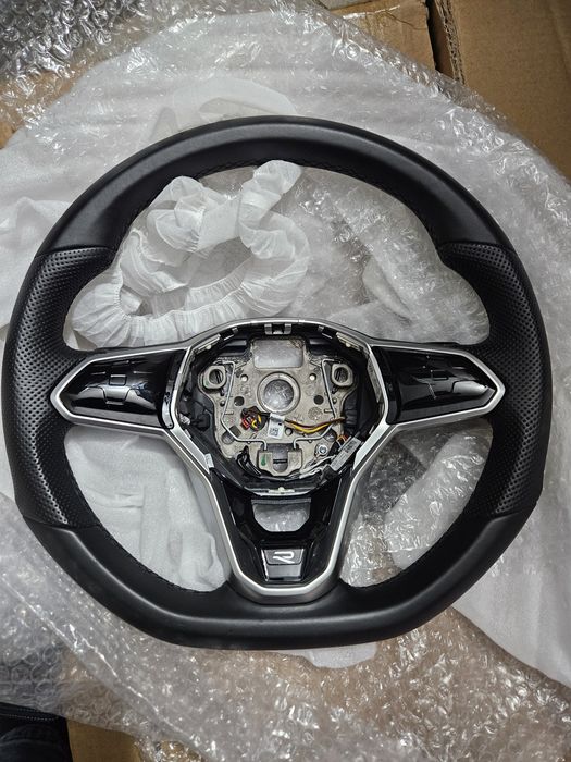 Volan R line piele padele incalzire VW Golf 8 Tiguan T-Roc Passat B8 G ...