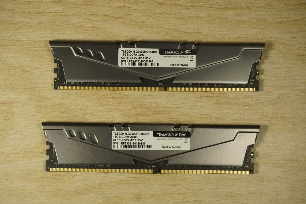 32GB (2x16) RAM памет TeamGroup Tforce Vulcan Z DDR4 3600 CL18 Вкл ДДС ...