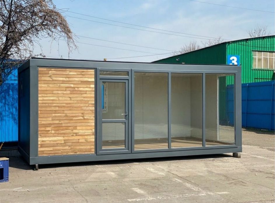 Vând container tip cafenea container vitrină magazin fast-food Ilfov ...