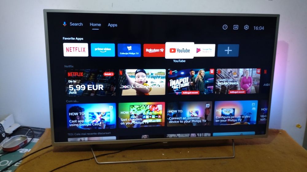 Televizor led Smart 4K UHD Android Philips ambilight 127 cm WiFi ...