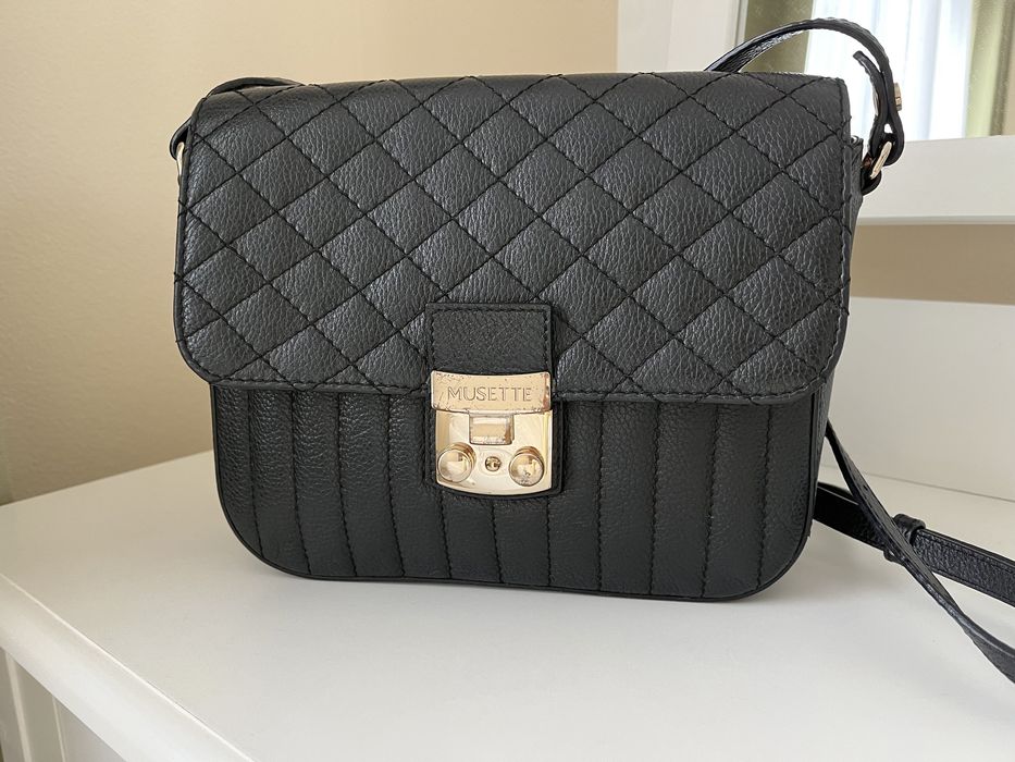 Geanta Musette Laima (culori: negru si bej) Timisoara • OLX.ro