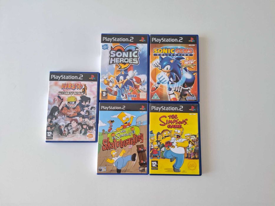 Игри за Playstation 2 PS2 - Sonic, Simpsons, Narnia, Max Payne, NFS гр ...