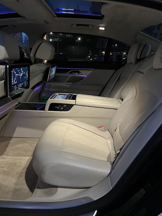 BMW seria 7 750Li G12 V8 pachet m760 alb perlat, toate dotariile ...