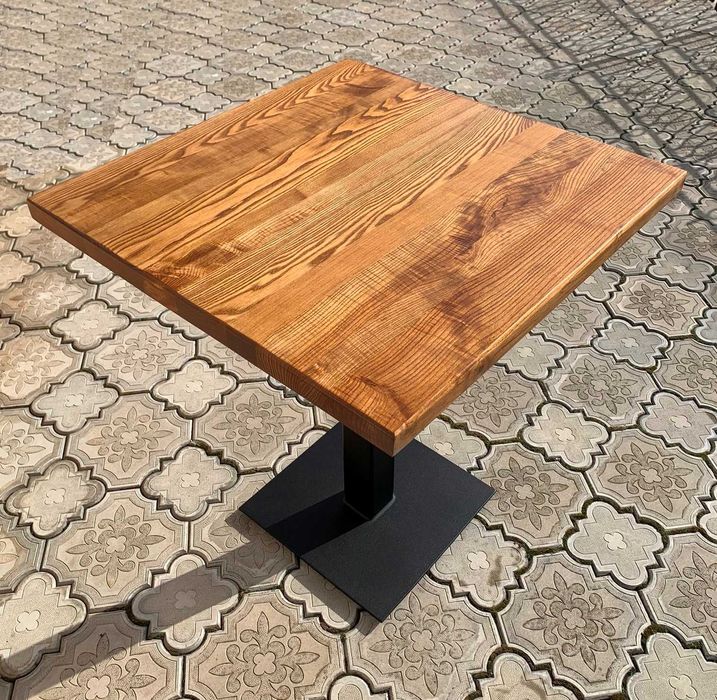 Masa cu Picior/Baza Metalica si Lemn MASIV Bucuresti Sectorul 2 • OLX.ro