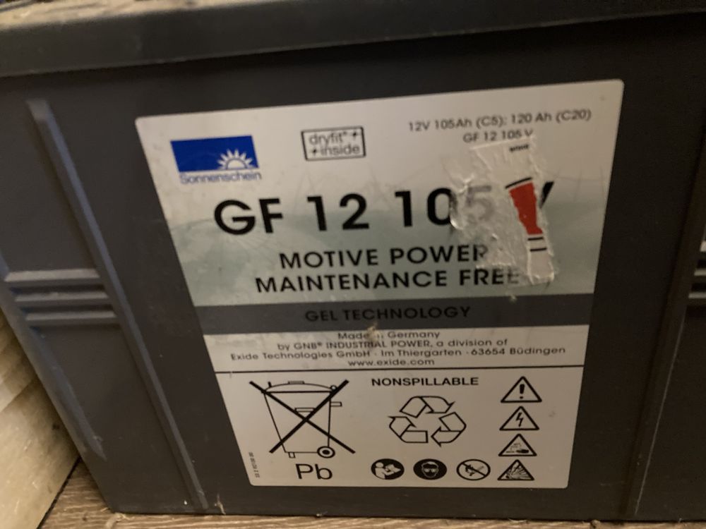 Тягов немски акумулатор 12v 120ah соларна система - промоция гр. Стара ...