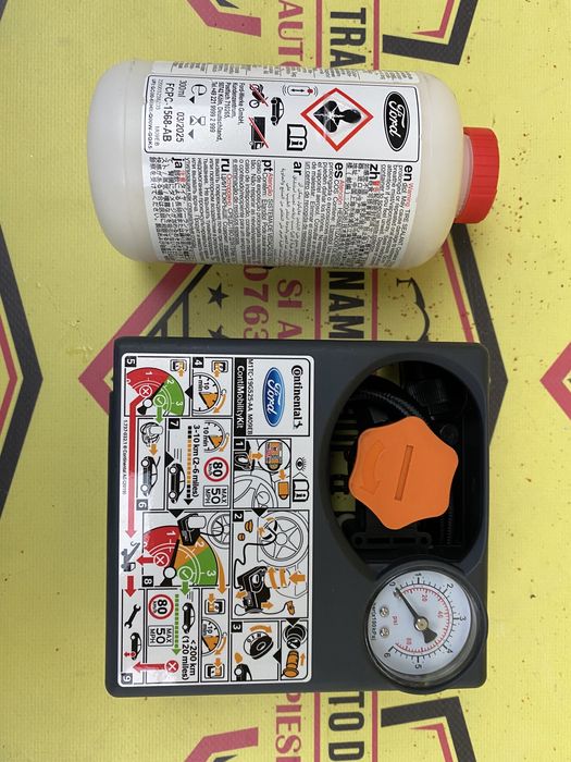 Compresor auto umflat roti kit pana original Continental Ford 120w ...