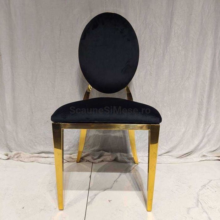 Scaun Auriu, Scaune Lux, Catifea, Salon Evenimente, Nunta, Restaurant ...