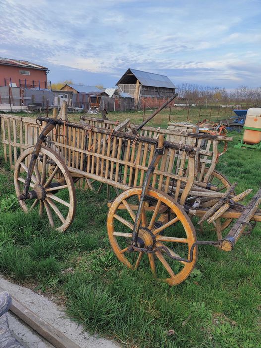 Carute vechi cu roti de lemn Sannicolau Mare • OLX.ro