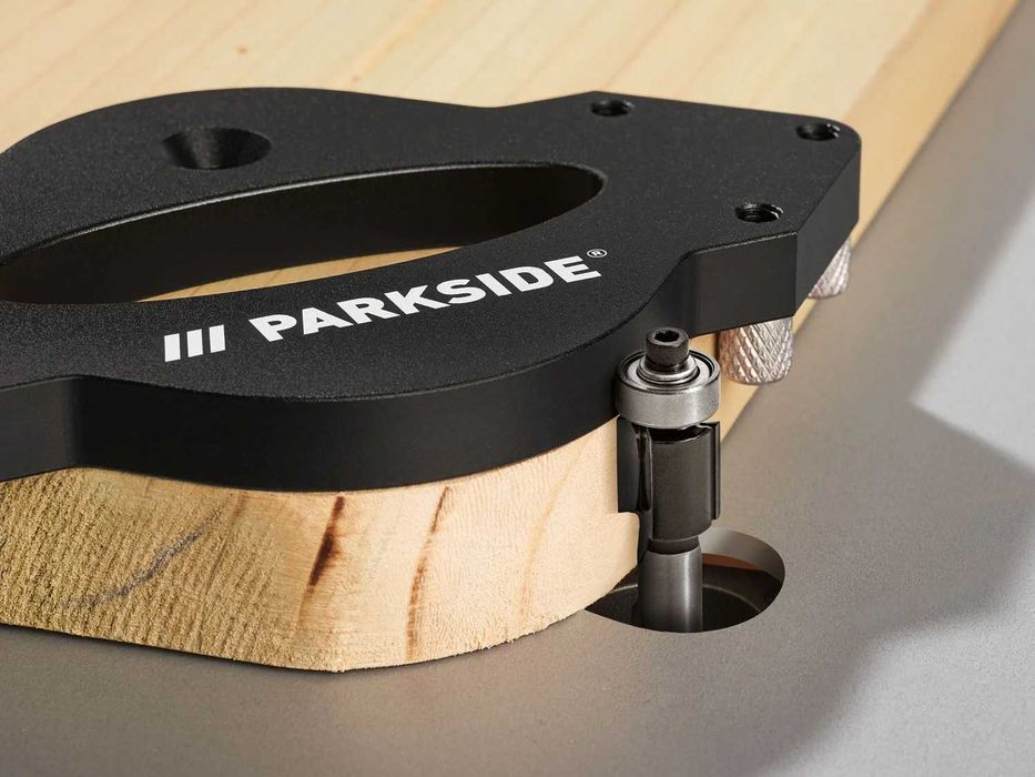 Set Șabloane de frezare din aluminiu PARKSIDE PAFO 6 A1, freza router ...