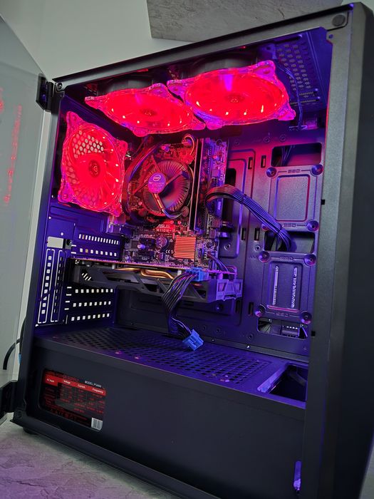 Pc Gaming RGB / i5 / RX580 8GB / 16 GB Ram/SSD / HDD 1tb Pitesti • OLX.ro