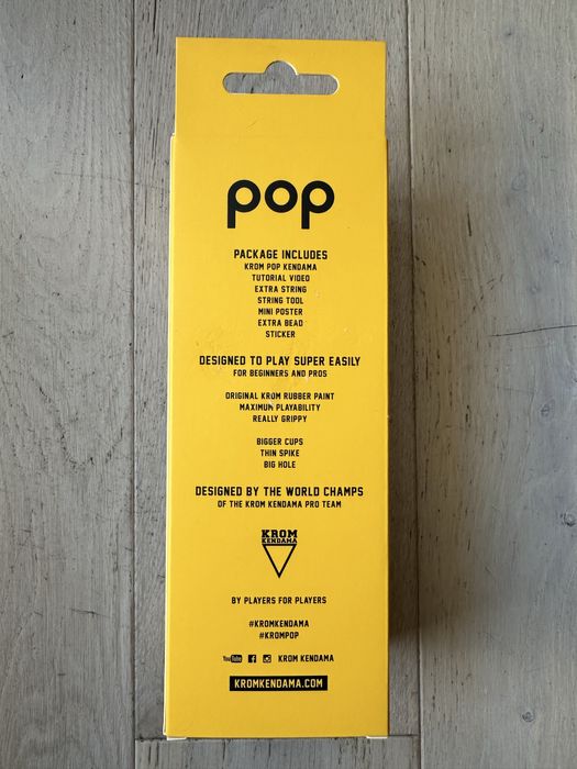 Kendama KROM POP Rubber Yellow originala Bucuresti Sectorul 1 • OLX.ro