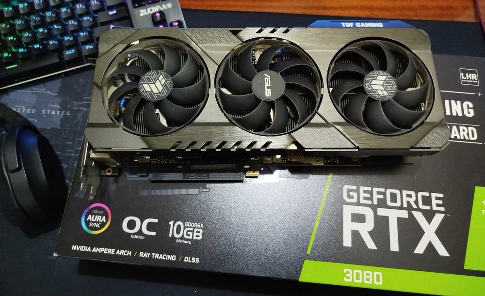 ASUS TUF RTX 3080 OC plomba, garantiya Видеокарта, NVIDIA, GPU: 390 у.е. - Комплектующие Андижан ...