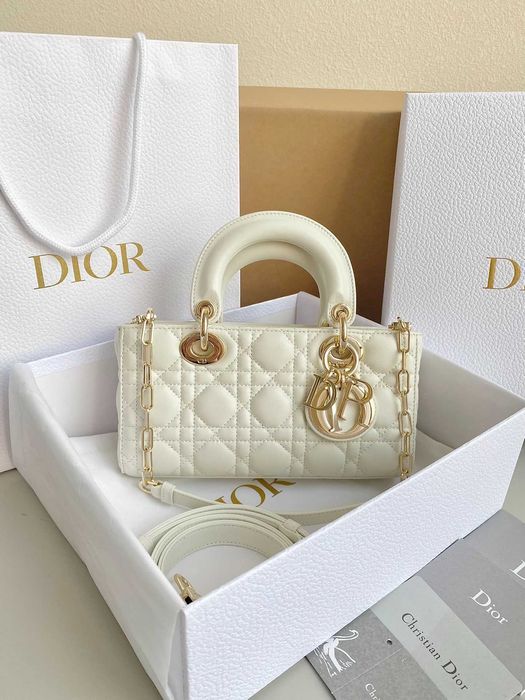 Geanta Christian Dior Lady D-Joy, alb 22cm , tip Premium Bucuresti ...