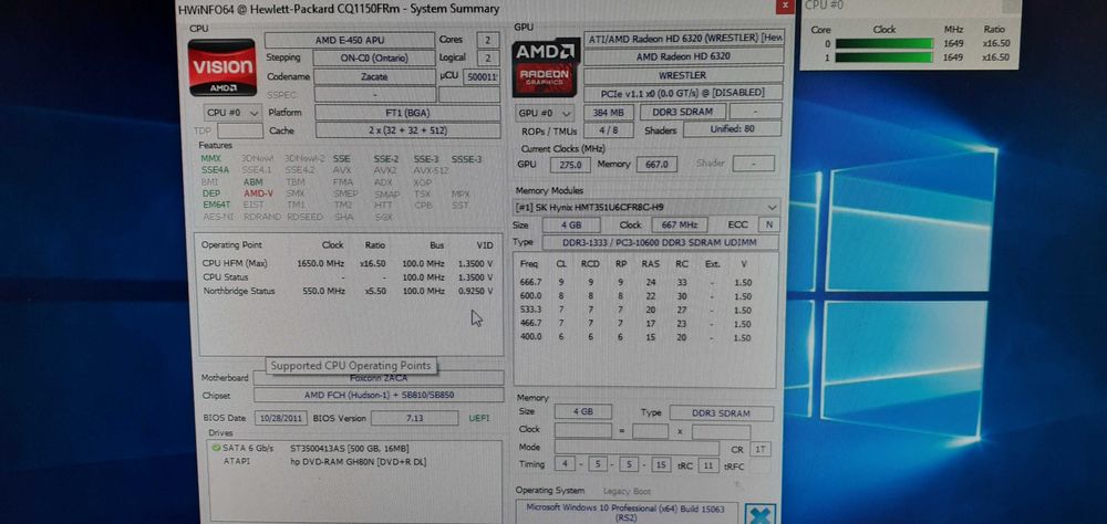 Vand unitate HP , 4gb, Radeon HD 6320,hdd 500 gb Cluj-Napoca • OLX.ro