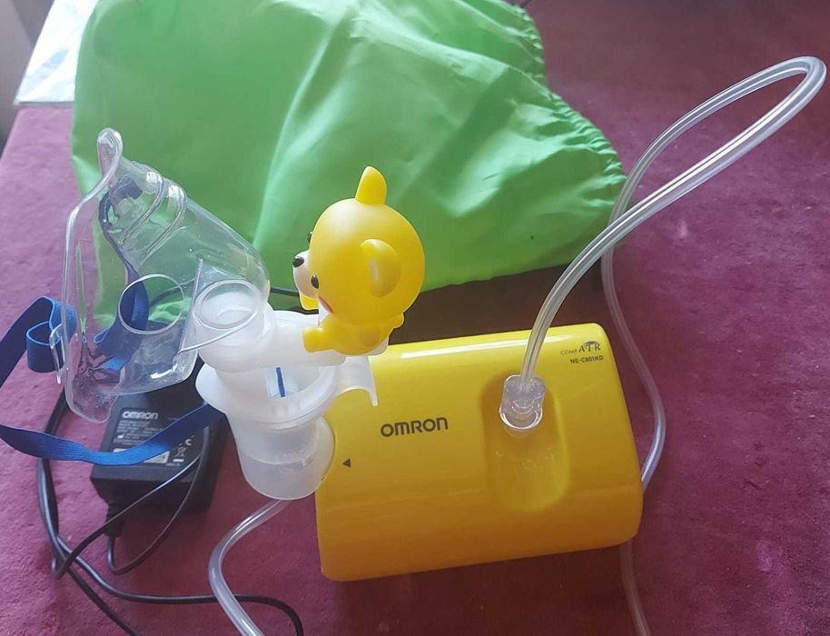 Aparat aerosoli / inhalator OMRON C801 KID cu compresor pentru copii ...