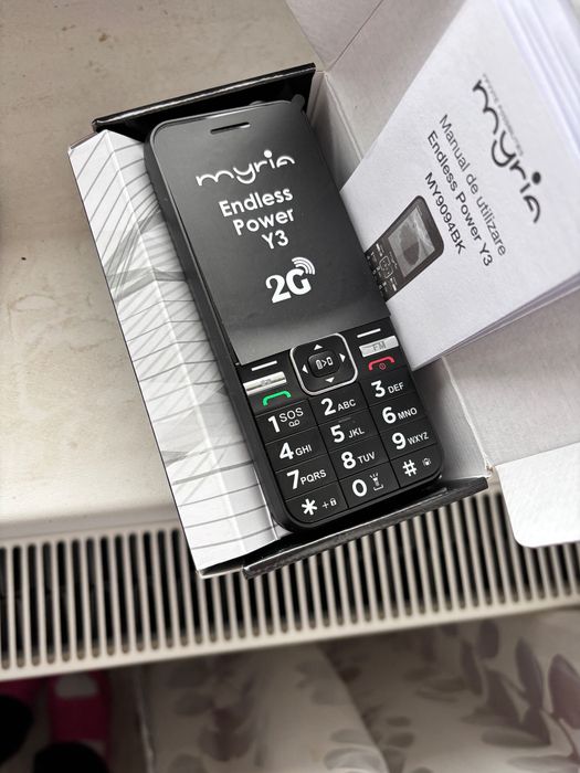 Telefon mobil Myria MY9094BK Seniori cu Butoane Mari Ecran Mare - Nou ...