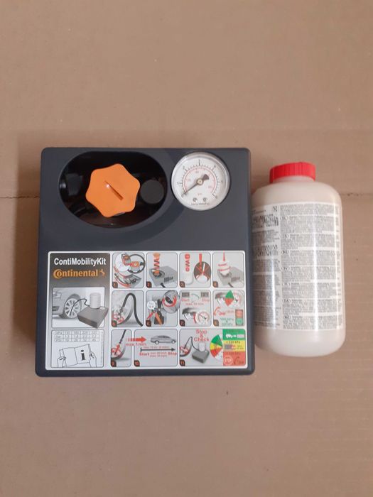 Compresor umflat roti,spuma,kit reparatie pana,marca CONTINENTAL Deva ...