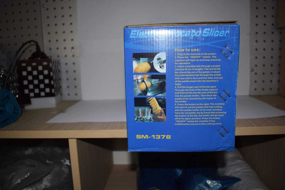 Aparat electric pentru feliere cartofi spirala -TRANSPORT GRATUIT ...