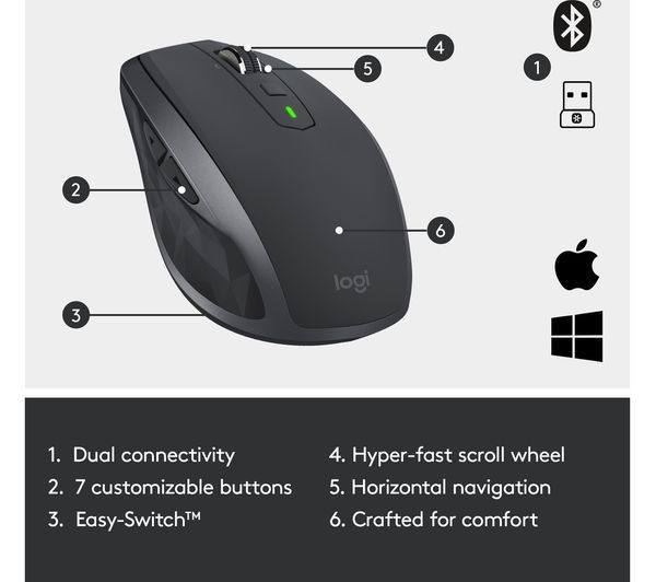 Mouse Wireless Bluetooth Logitech MX Anywhere 2S Nou Sigilat Bucuresti ...