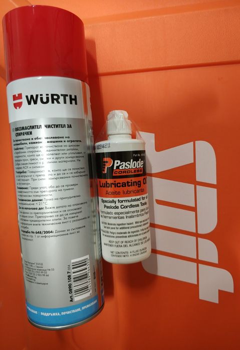 Paslode Pulsa Spit Makita Hitachi такер комплект за почисъване смазка ...