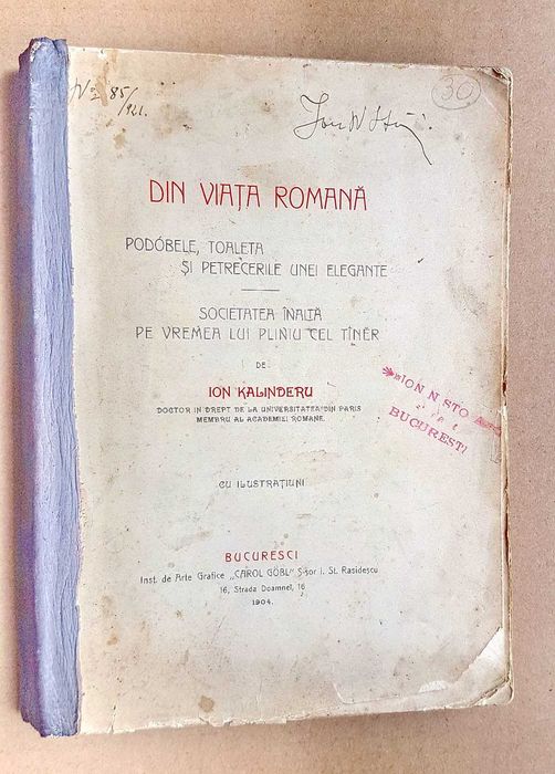 E372-I-DIN VIATA ROMANA- Carte manual Bucuresci 1904. Timisoara • OLX.ro