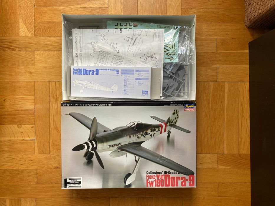 Сглобяем модел на самолет Focke-Wulf Fw190 Dora-9 на Hasegawa 1:32 гр. София Лозенец • OLX.bg