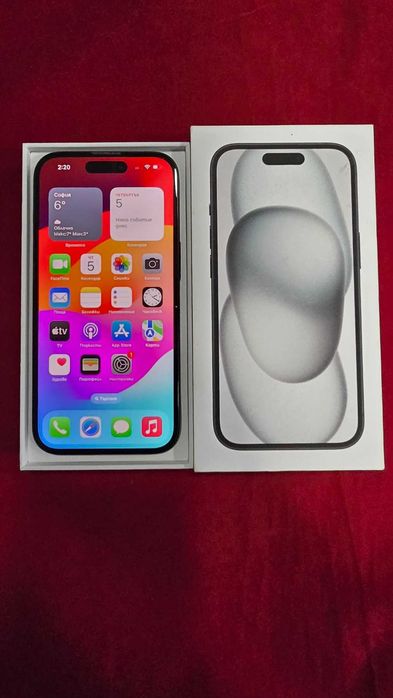 ***Топ Цена/Пълен комплект*** Apple Iphone 15 128GB 91% BH гр. София ...