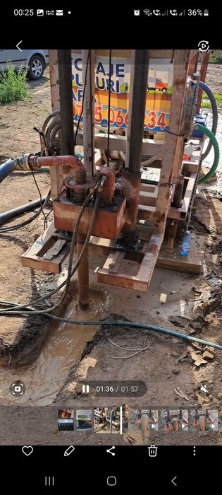 Foraje puturi apa cu utilaj mecanizat Constanta Constanta • OLX.ro