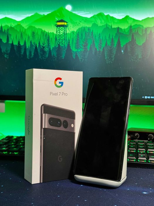 Google Pixel 7 Pro Obsidian / 128GB / Husa DBrand / Pixel Stand 2 Zalau ...