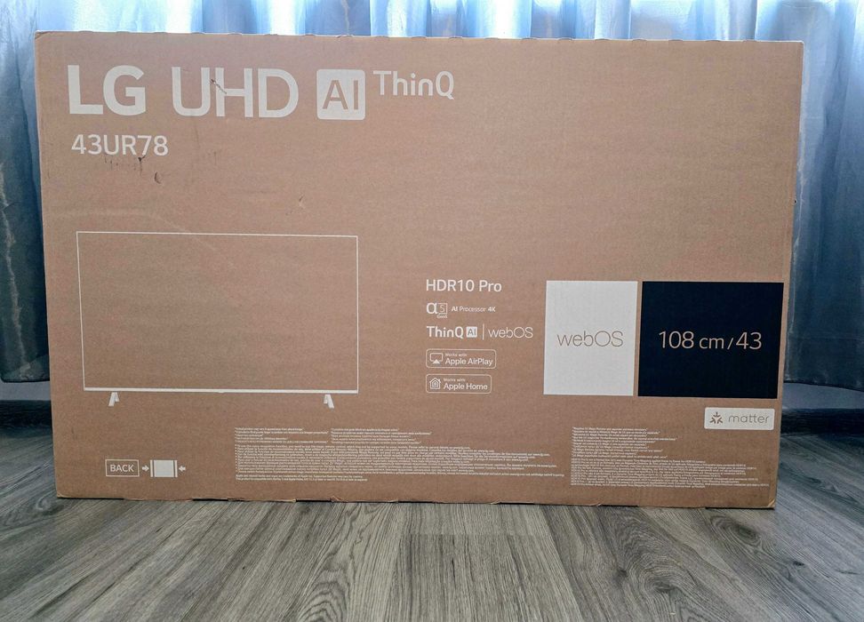 Нов LG 43UR781C SMART TV , 108 см, 3840x2160 UHD-4K, Smart TV гр. Велико Търново Център • OLX.bg
