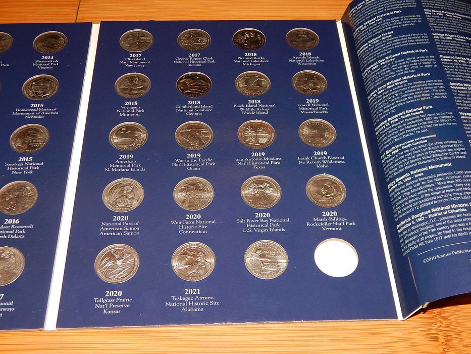 Set monede Parcuri Nationale Americane 2010-2021 Iasi • OLX.ro