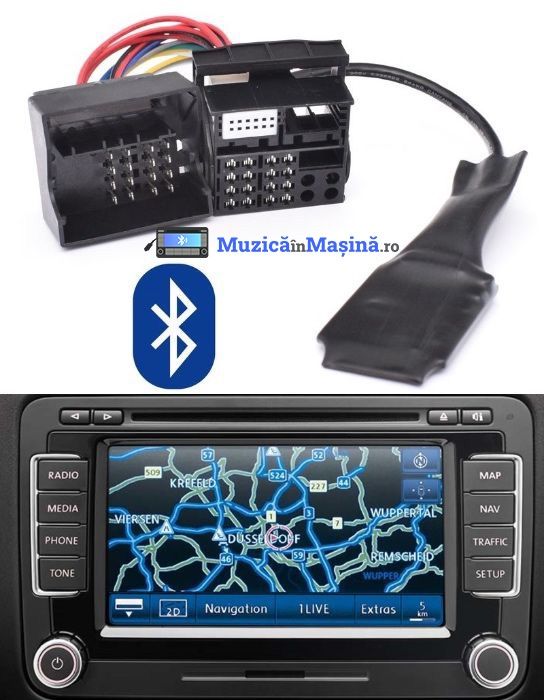 Interfata Adaptor Bluetooth RNS 510 pentru Passat, Golf, Tiguan etc ...