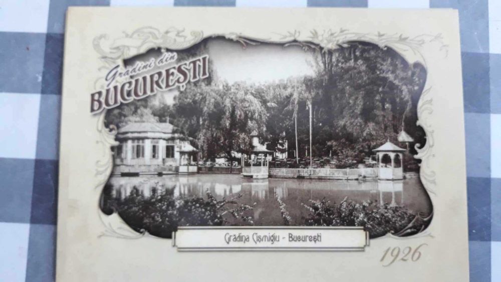 Carti postale noi cu poze vechi din parcuri, Bucurestiul de altadata ...