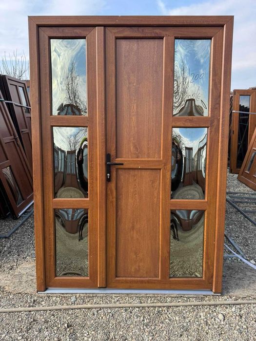 Termopane usi sticla bombata noi maro de la 2100lei Lugoj • OLX.ro