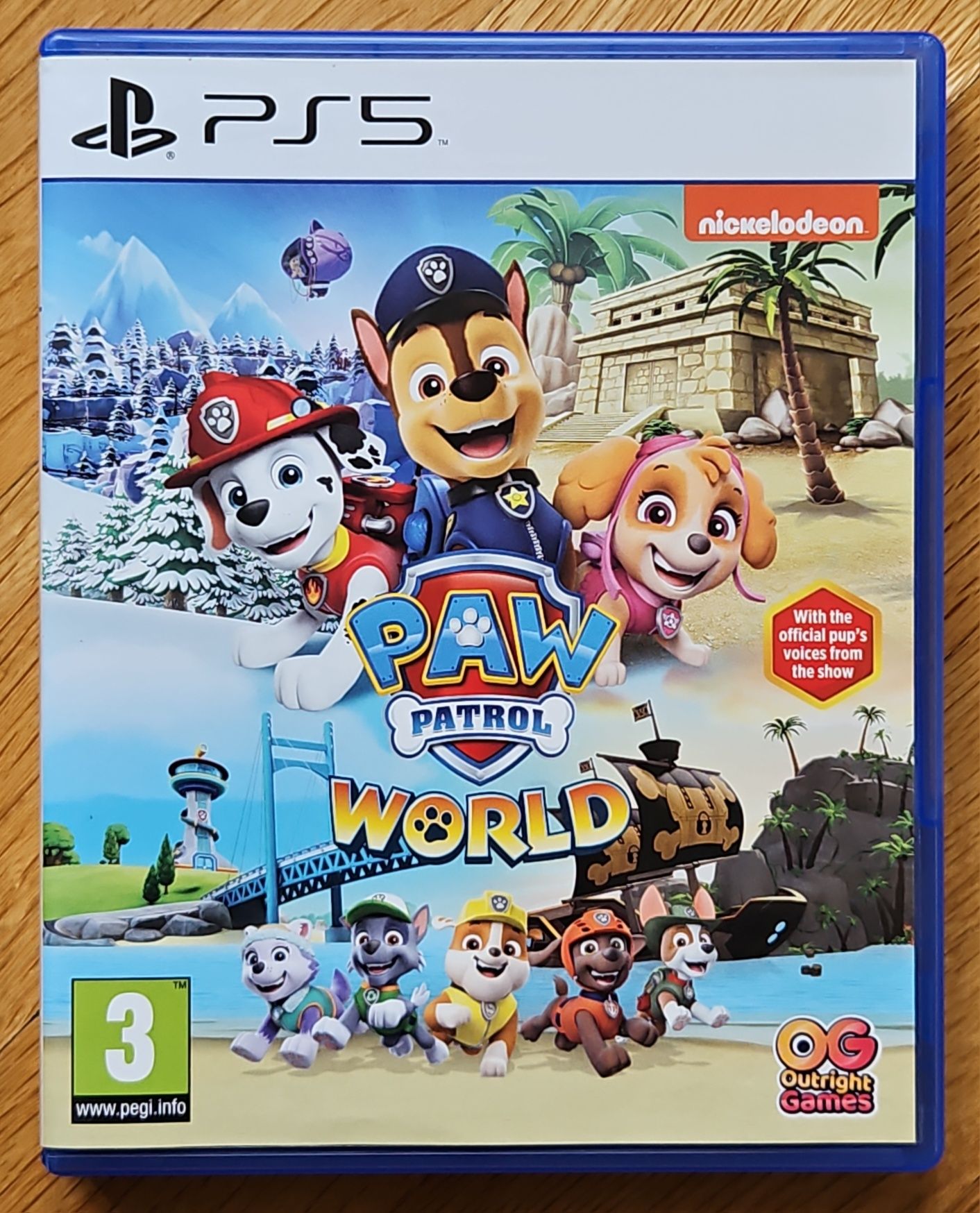 Paw Patrol World PS5 Playstation 5 Плейстейшън пес патрул диск с игра ...